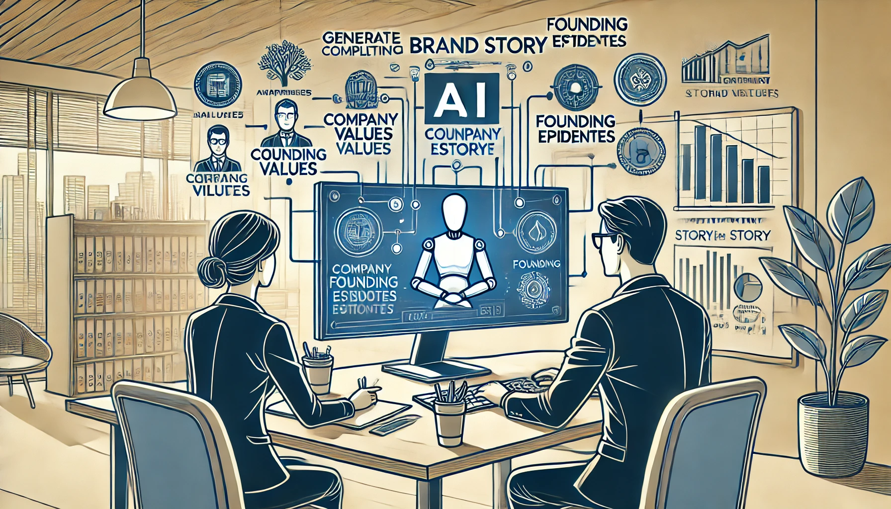 ブランドの物語を紡ぐ！理念＆エピソードをAIで魅力的にストーリー化